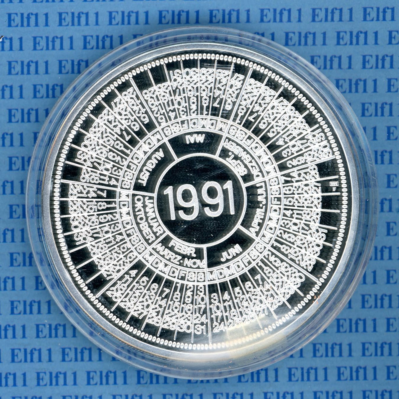CHm___0.00 1991 700 J. Eidgenoss. - 5 oz Silber PP Medaille (Neu ...