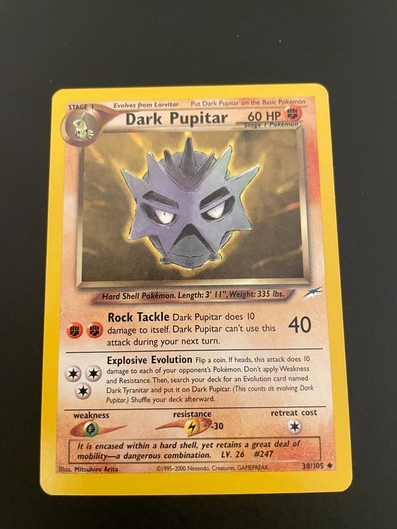 Dark Pupitar 38/105 Neo Destiny | Kaufen auf Ricardo