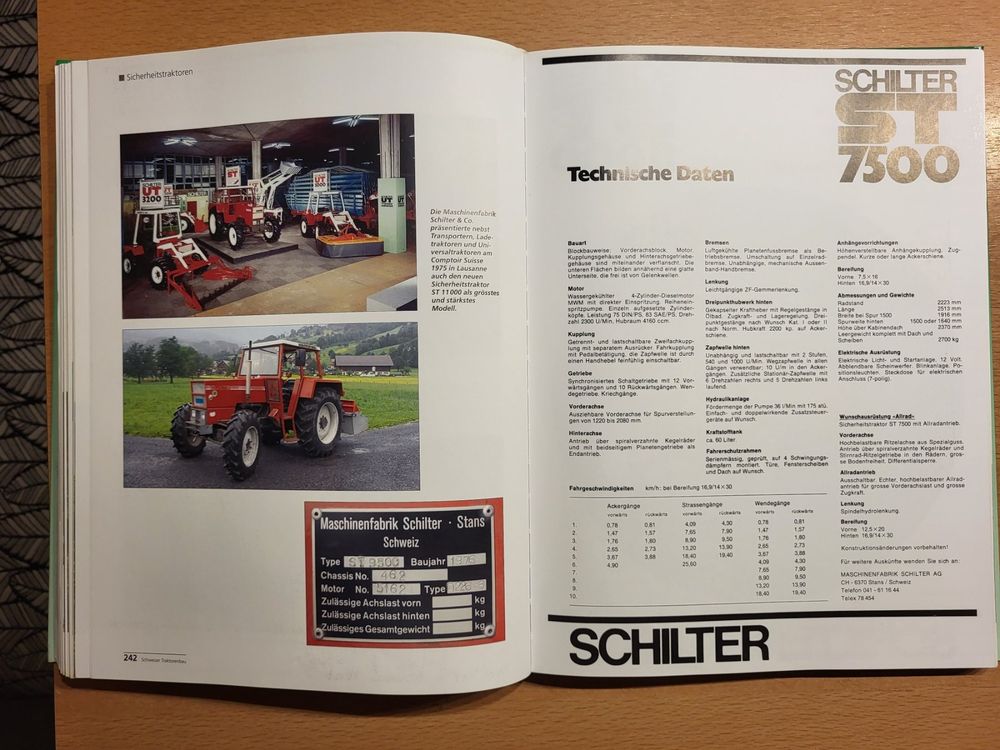 Thomas Schilter Pionier der Bergmechanisierung Buch Traktor (Gebraucht ...