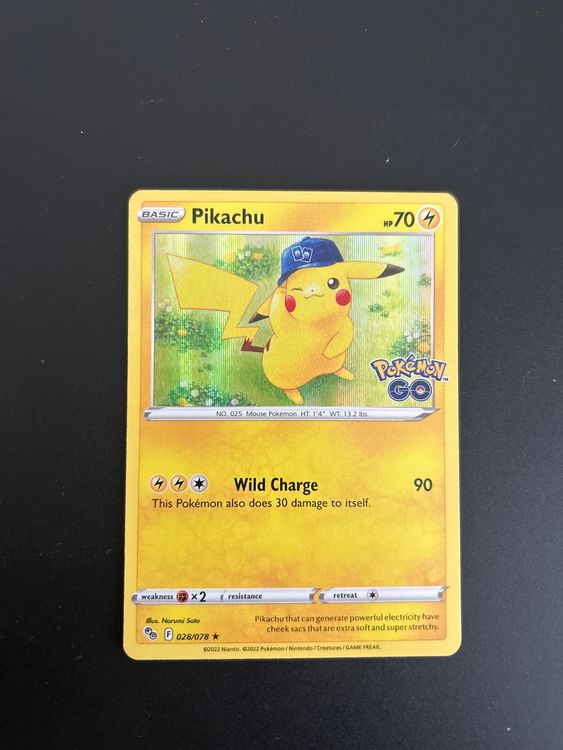 Pikachu Pokemon Go / Holo / Nr.28/78 / EN ab 1.- | Kaufen auf Ricardo