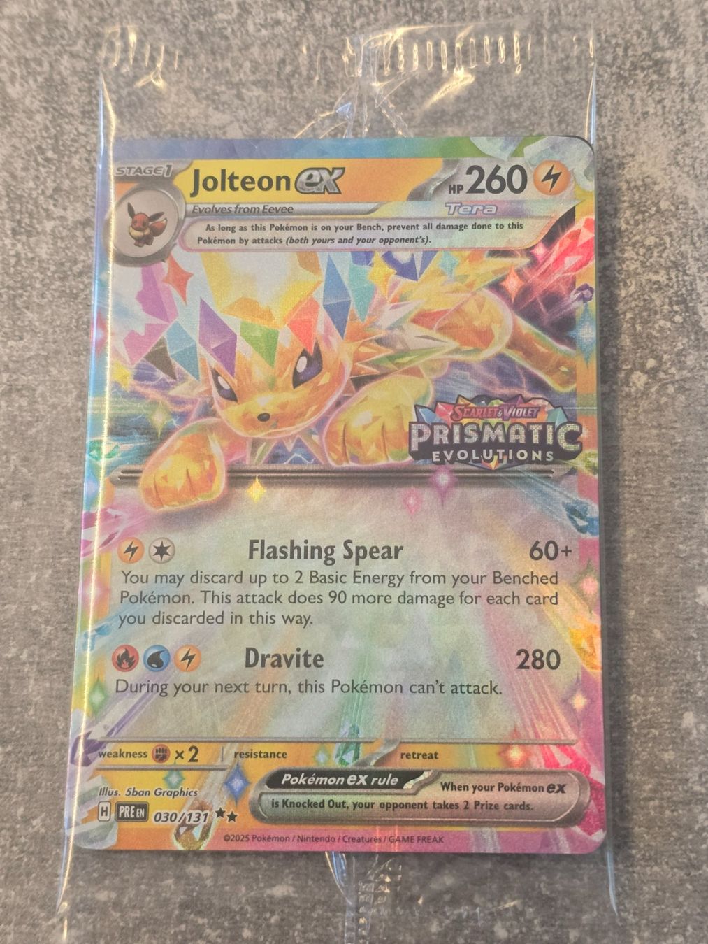 🇬🇧 Pokemom Prismatic Evolutions 》Jolteon ex Stempel | Kaufen auf Ricardo