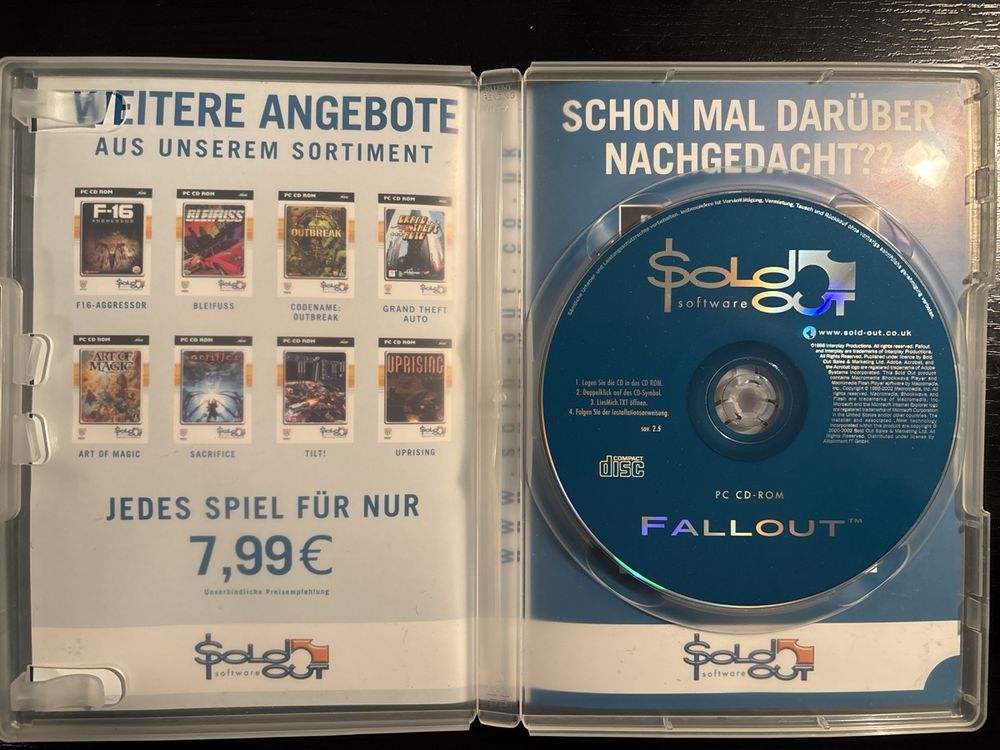 Fallout PC CD-ROM - Jeu PC Vintage - Très Bon état! (D'occasion) à ...