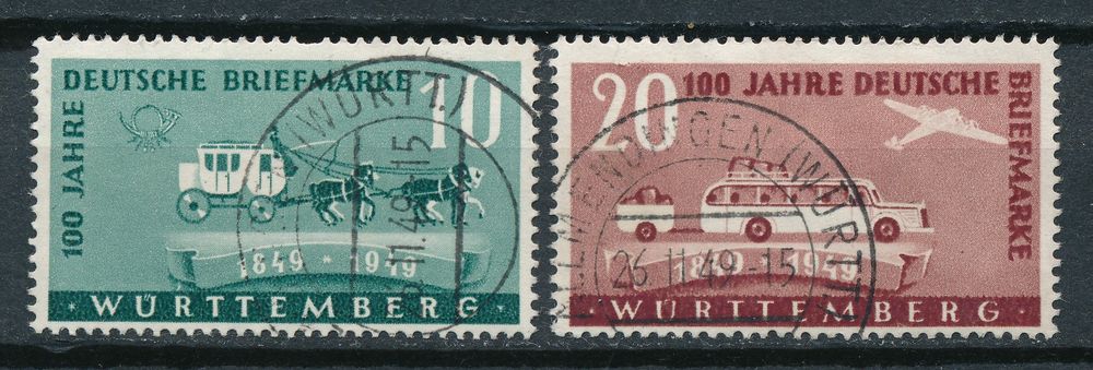 Alliierte Besetzung (Franz. Zone) Württemberg Mi. 49, 50 | Kaufen auf Ricardo