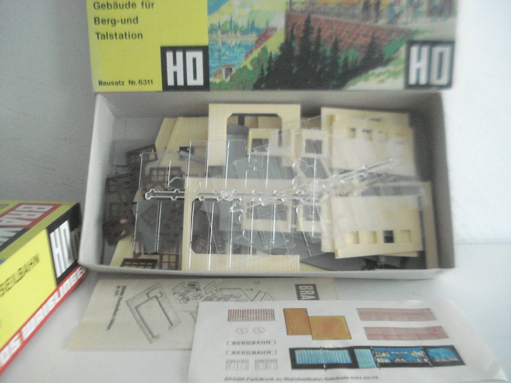 Brawa H0: Standseilbahn mit Gebäuden, 6310 und Bausatz 6311 (Gebraucht ...
