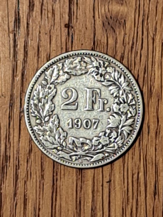 seltener Stück Schweizer 2 Franken Confederation Helvetica (Gebraucht) in Wettingen für CHF 9.5 ...