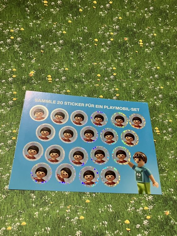 Playmobil Sticker Mania volle Karte 20 Stück #2 (Neu (gemäss Beschreibung)) in Läufelfingen für ...