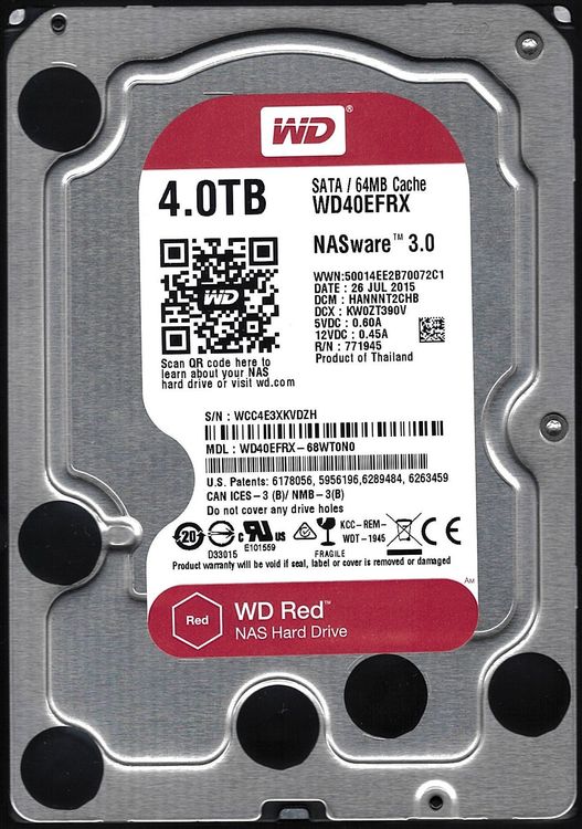 4 TB WD Wester Digital Red NAS | Kaufen auf Ricardo