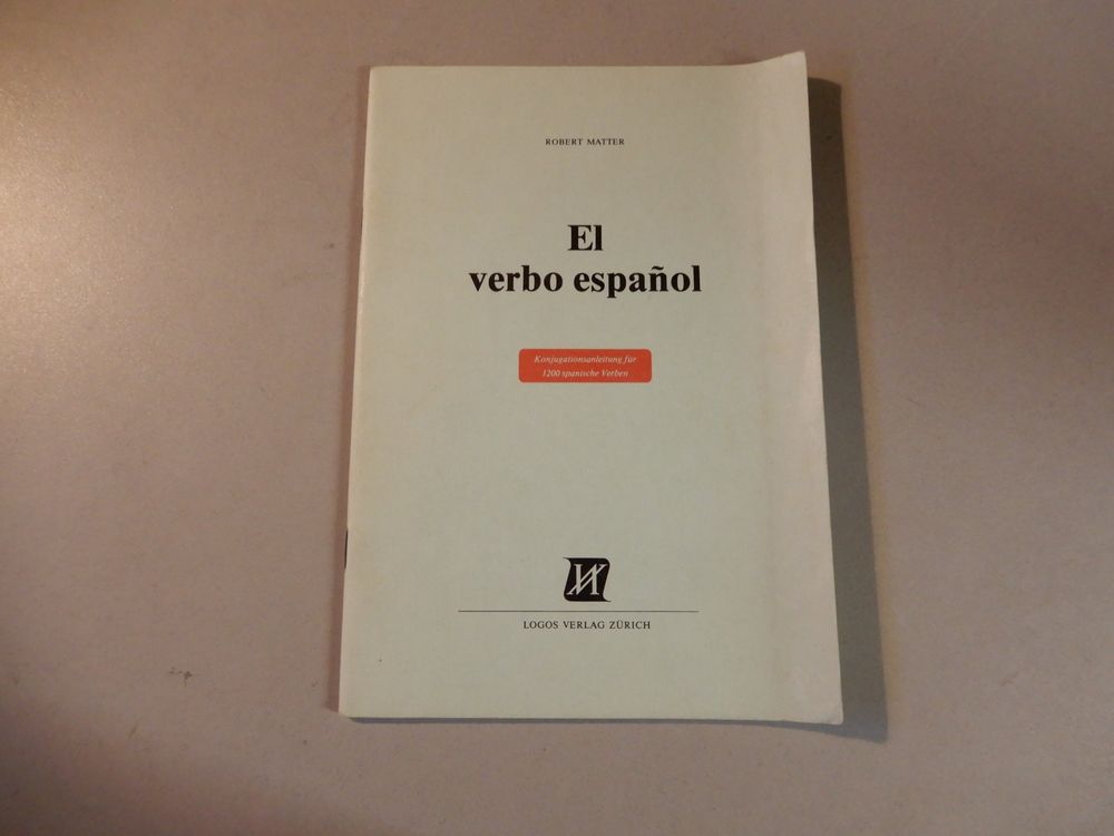 Spanisch Grammatik: "El verbo español" R. Matter Vintage (Gebraucht) in ...