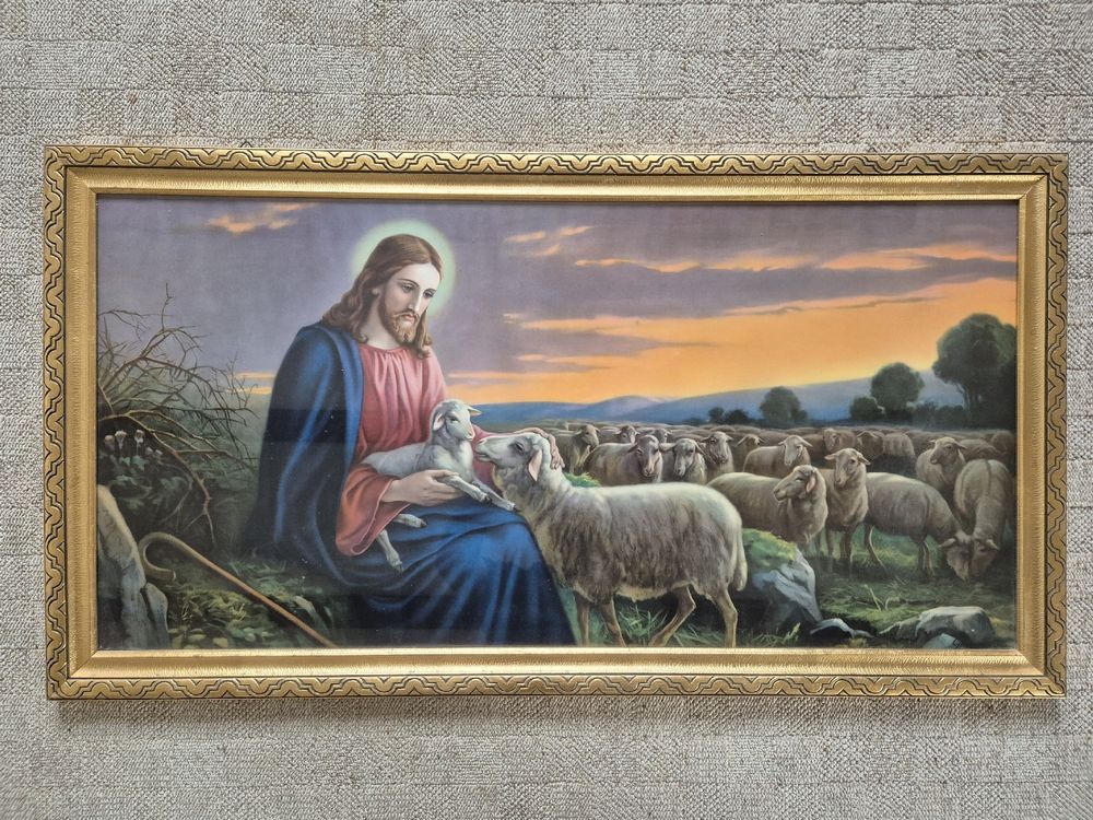 Bild der gute Hirte mit den Schafen (Gebraucht) in Niederwil SO für CHF ...