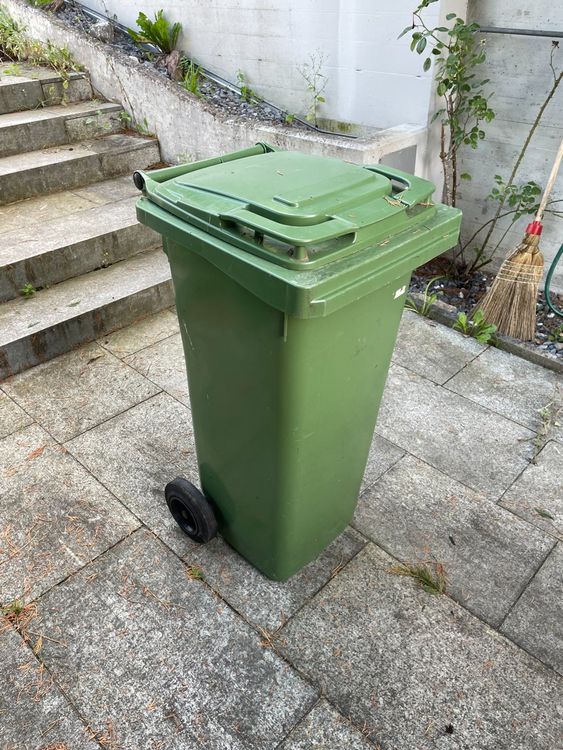 Kunststoff-Container 110 Liter mit Rollen, gebraucht (Gebraucht) in ...