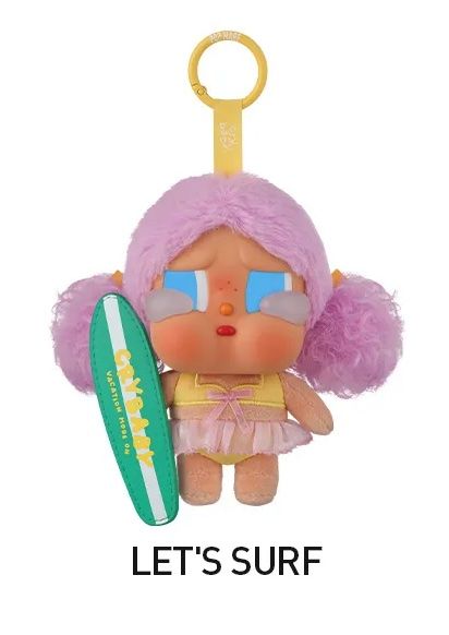 POP MART CRYBABY Vacation Mode On Plush LET'S SURF (Neu und ...