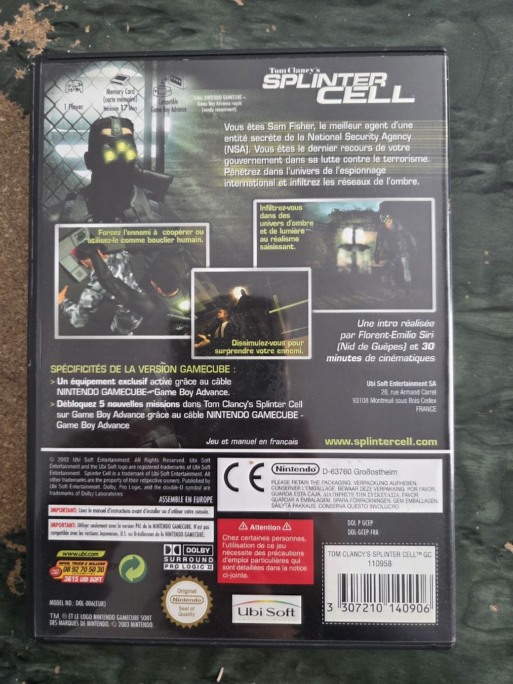 Splinter Cell Gamecube (Usato) a Meyrin per CHF 8 – con consegna ...