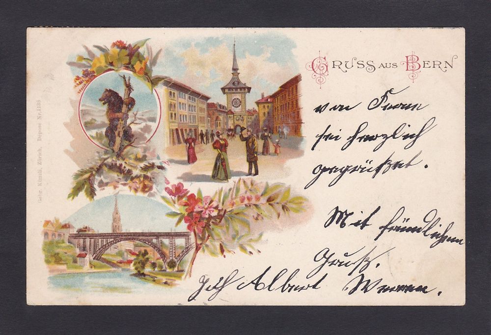 BERN 3-Bild Litho, 1900 | Kaufen auf Ricardo