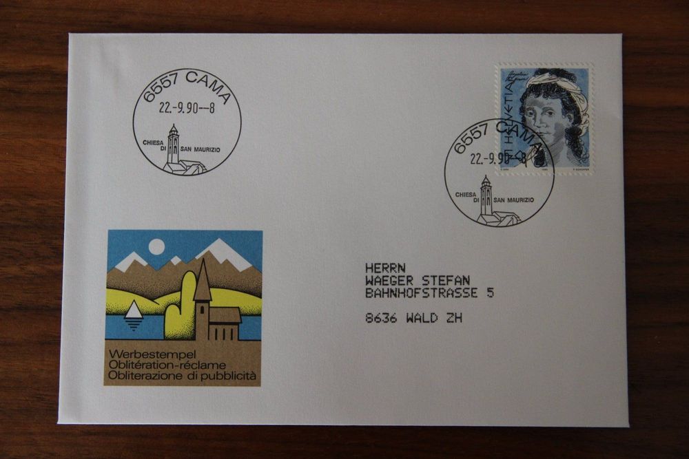 Schweiz 1990 - 6557 Cama (Neu (gemäss Beschreibung)) in Jona für CHF 0.5 – mit Lieferung auf ...