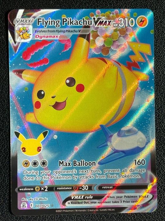 Flying Pikachu VMAX 007/025 Ultra Rare Pokémon Celebrations | Kaufen ...