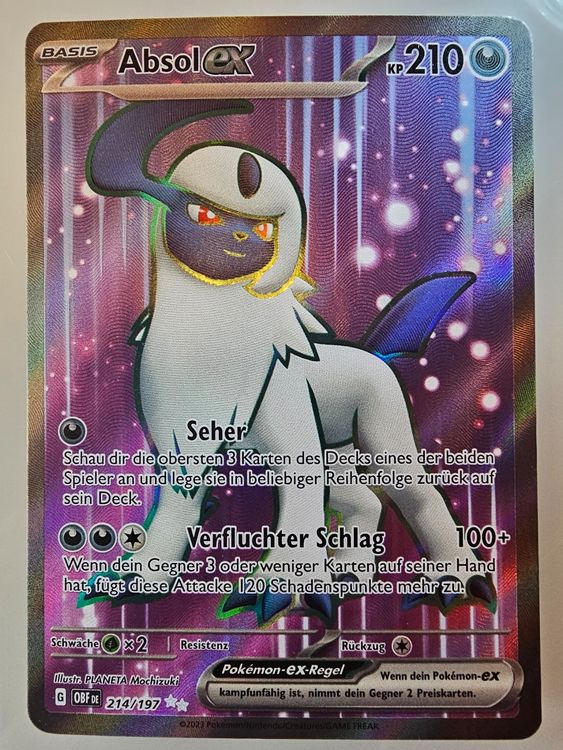 Pokemon Karte Full Art Absol ex | Kaufen auf Ricardo