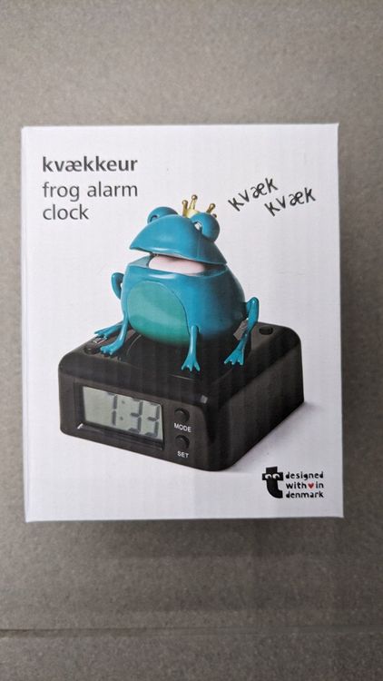 Frog Alarm Clock, Frosch Wecker von Flying Tiger | Kaufen auf Ricardo