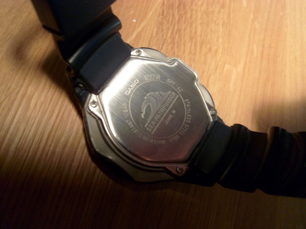 Vintage Casio Sea-Pathfinder Uhr, e-Kompass, BARO, Moon-Age | Kaufen ...