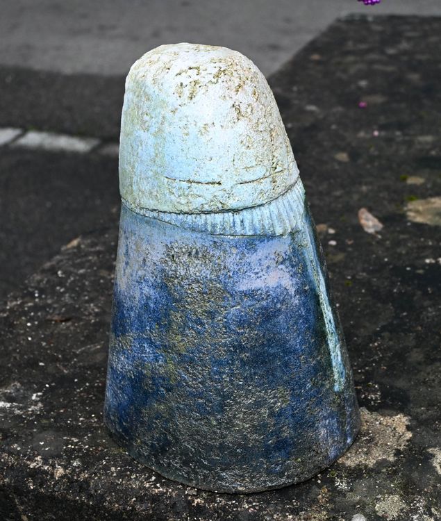 massiv KERAMIK Krippen- Gartenfigur NONNE Becher 1972 CR (Gebraucht) in ...