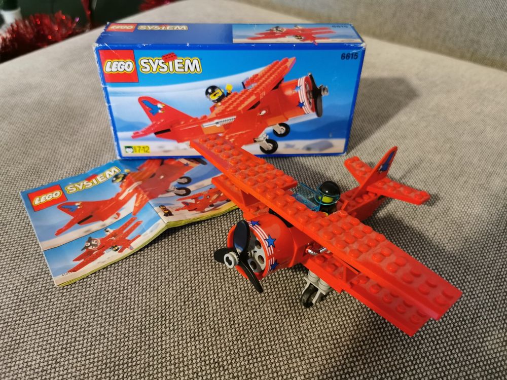 Lego System 6615 Eagle Stunt Flyer Flugzeug mit Pilot (Gebraucht) in ...