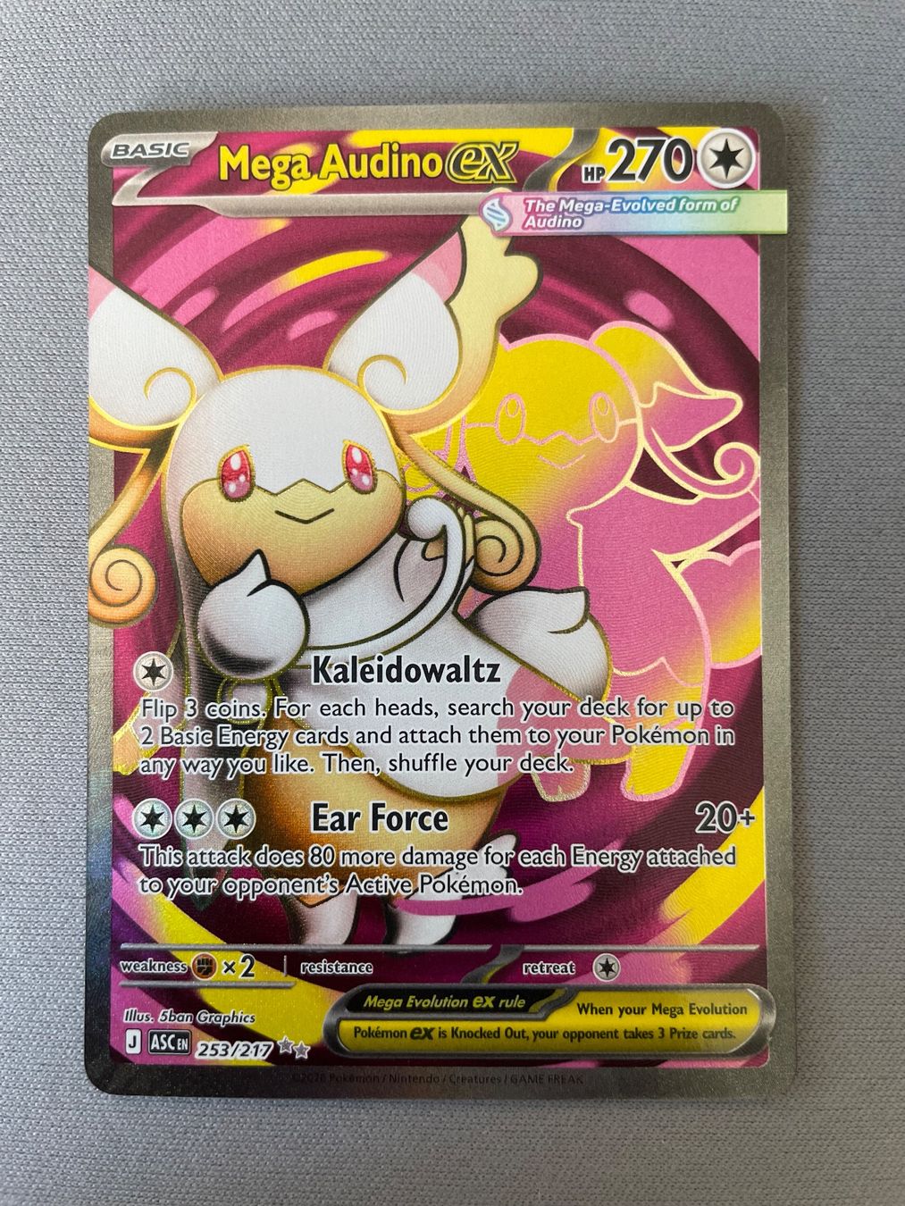 Mega Audino EX Fullart 253/217 - Ascended Heroes (Gebraucht) in ...