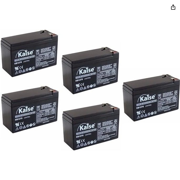 Vendo 5 batterie al piombo Kaise 12 V - 7 Ah. (Usato) a Mendrisio per ...