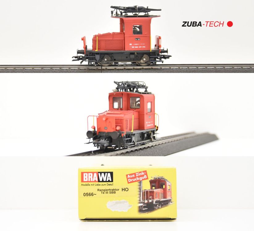 Brawa 0566 Rangierlok Te III SBB H0 WS Analog mit OVP (Gebraucht) in St ...