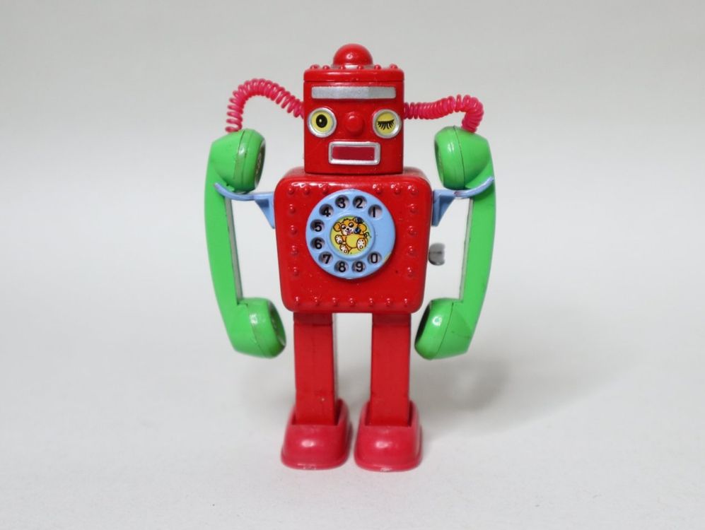 Mini Telefon-Roboter Figur Die Cast Robot (Neu (gemäss Beschreibung ...