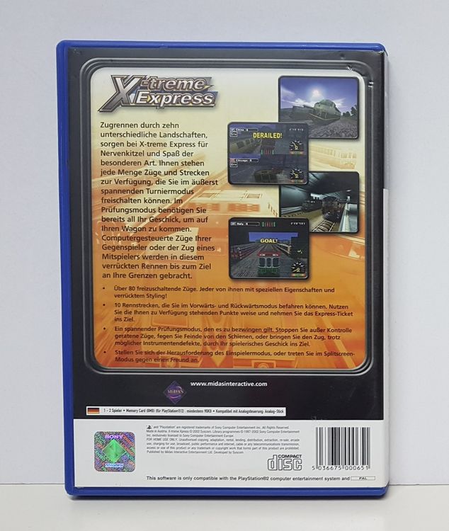X-treme Express World Grand Prix Zugrennen PS2 (Gebraucht) in ...