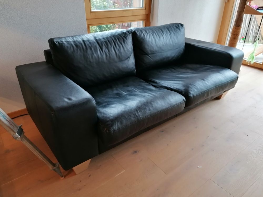 Minotti 2er Ledersofa | Kaufen auf Ricardo
