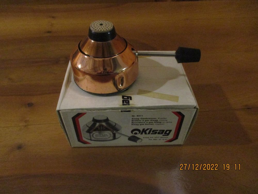 KISAG GASBRENNER KUPFER | Kaufen auf Ricardo