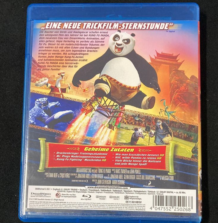 HAPE KERKELING KUNG FU PANDA BLU-RAY | Kaufen auf Ricardo