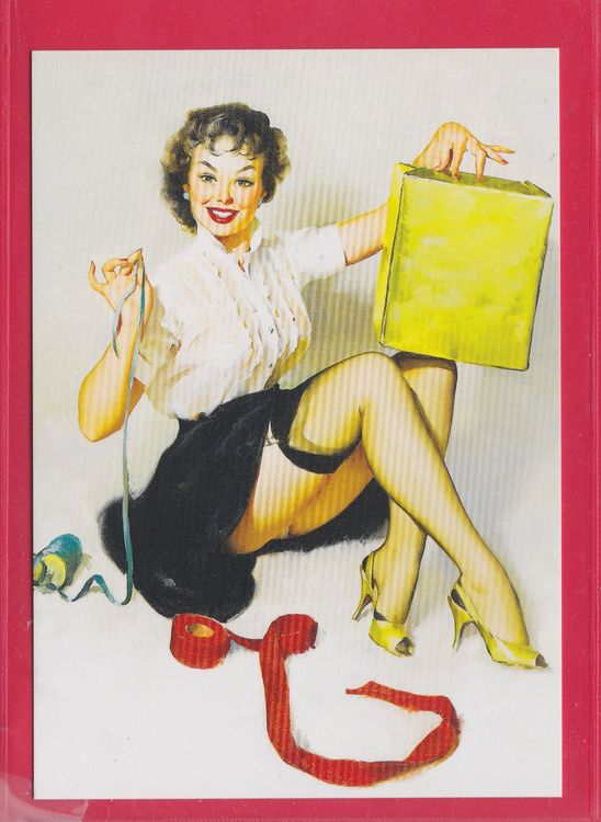 PIN UP, GESCHENKPAPIER, GILLETTE ELVGREN | Kaufen auf Ricardo