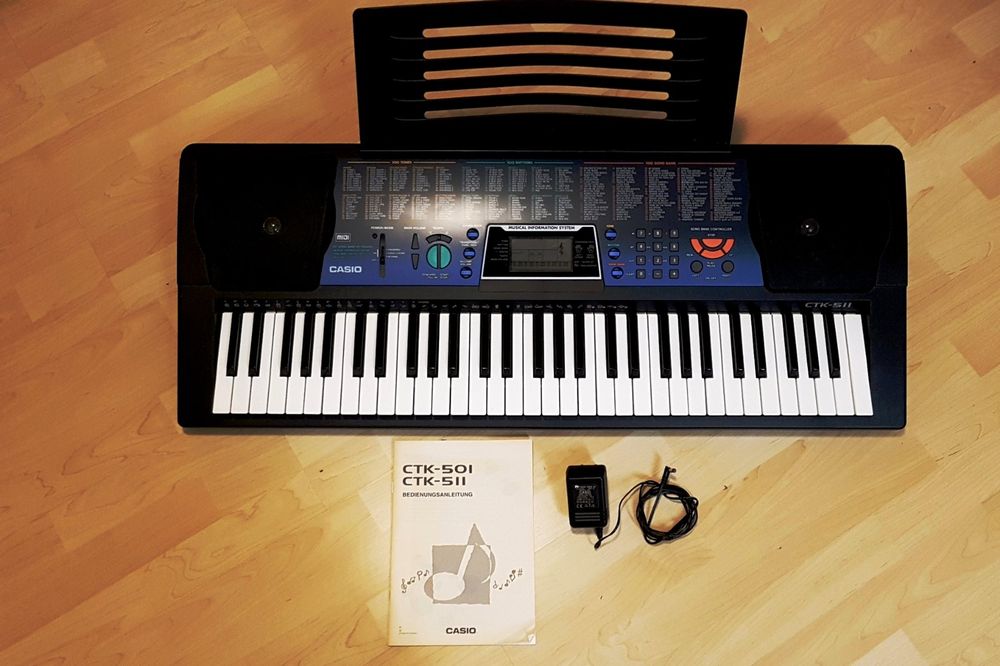 Casio CTK-511 Keyboard mit 100 Tönen, Songs & Rhythmen (Gebraucht) in ...
