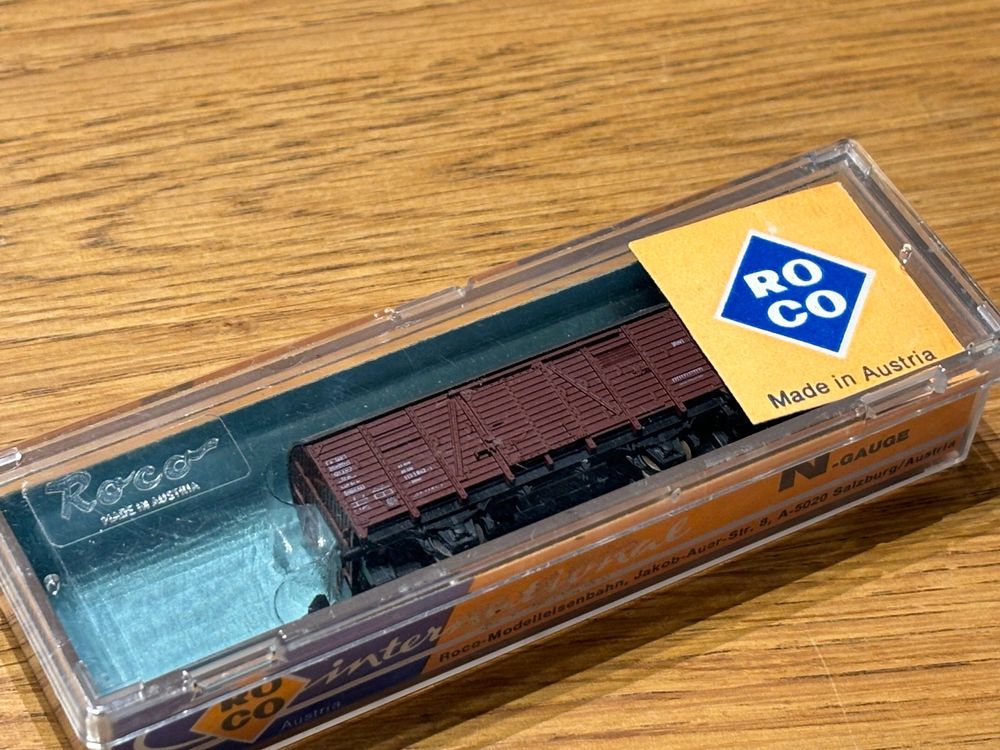 a331: Güterwagen, Marke Roco (Spur N) (Neu (gemäss Beschreibung)) in ...