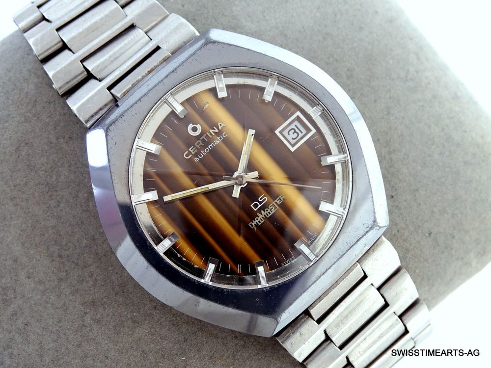 CERTINA DS DIAMASTER TIGER EYE AUTOMATIK 1970ER SAMMLERUHR (Gebraucht ...