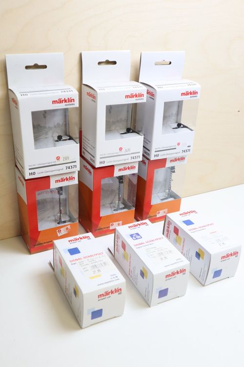 Märklin 9 x Signal/Stellpult 74391/74371 Neu - NP: 234.- | Kaufen auf ...