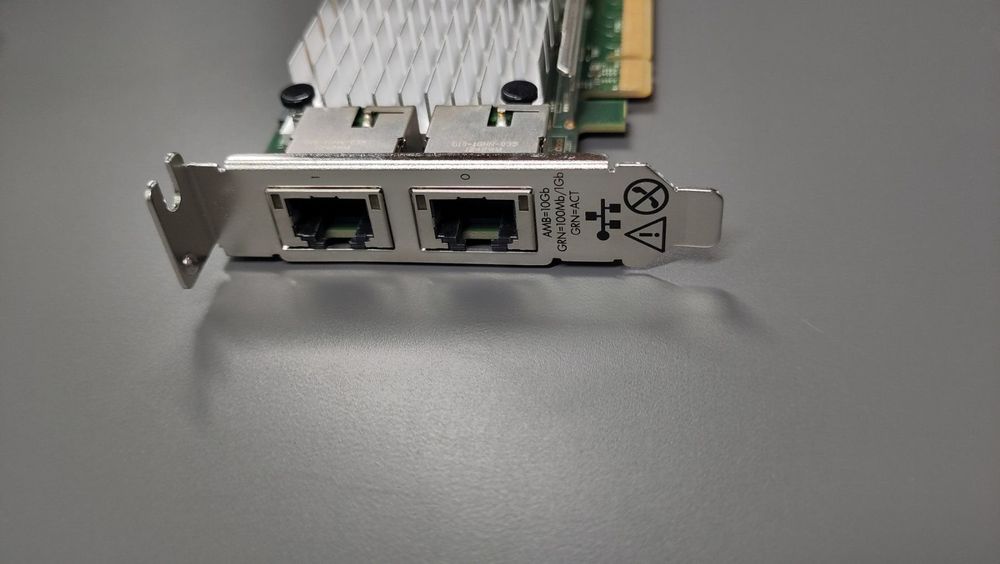 HP 530T 10GbE RJ45 Ethernet Dual Port Netzwerkkarte (Gebraucht) in ...