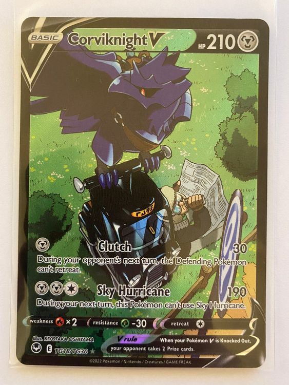 Pokemon Corviknight V TG18/TG30 Silver Tempest EN (Neu (gemäss ...