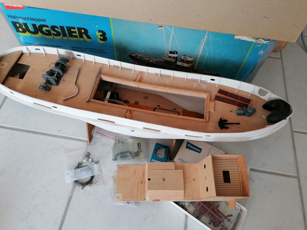 Bugsier RC Hafenschlepper Graupner im Rohbau (Gebraucht) in Chabrey für CHF 185 – mit Lieferung ...