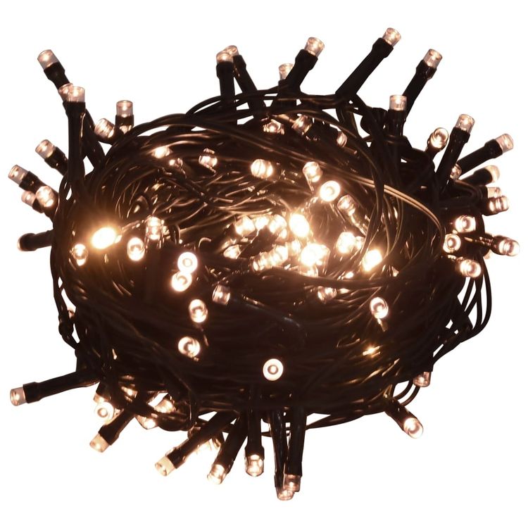 LED-Lichterkette mit 300 LEDs Warmweiß 30 m PVC (Neu und ...