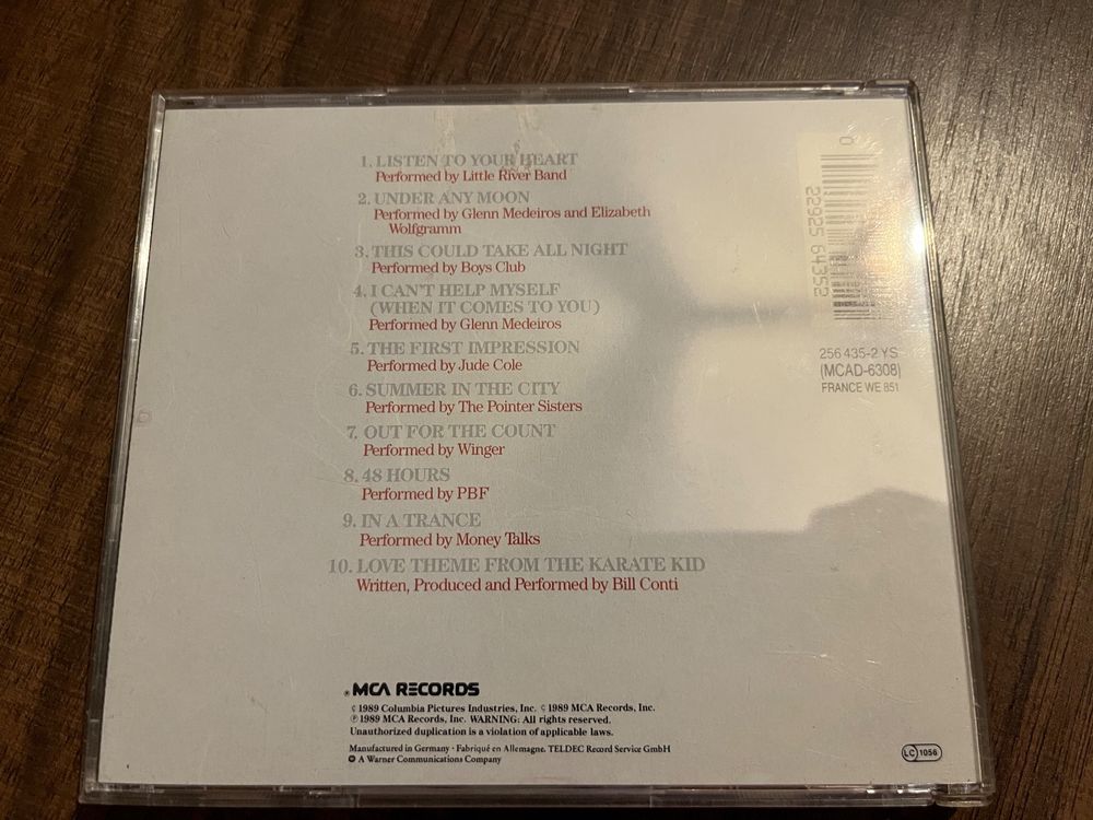 The Karate Kid III Soundtrack CD 💿 (Gebraucht) in Sierre für CHF 3.95 ...