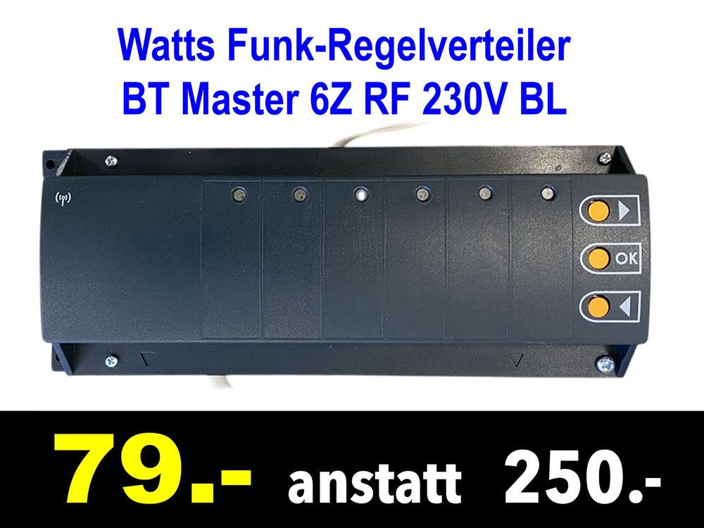 🔴 Funk-Regelverteiler WATTS 6Z RF 230V /446X (Neu und originalverpackt) in Zürich für CHF 79 ...