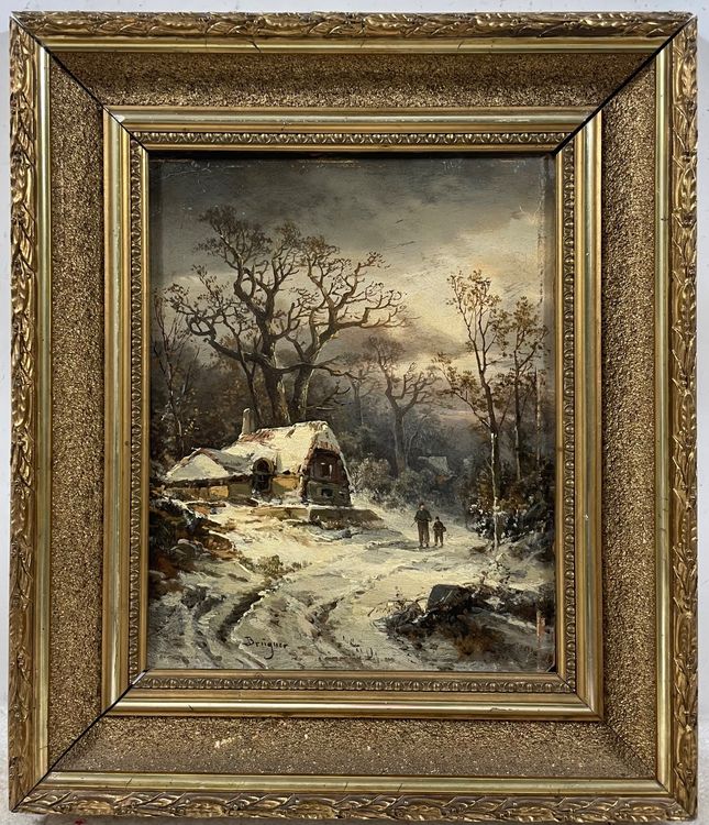 Antikes Winterlandschaft Gemälde Signiert (Gebraucht) in Root für CHF 100 – mit Lieferung auf ...