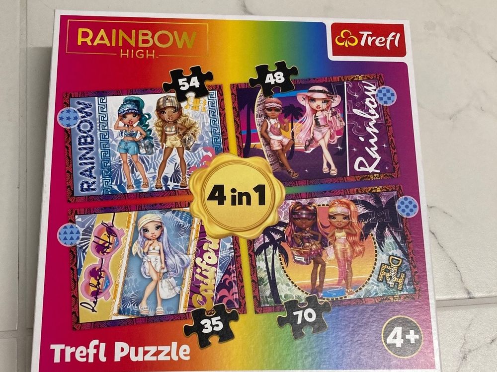Rainbow High Puzzle 4in1( 35, 48, 54, 70) 4+ | Kaufen auf Ricardo