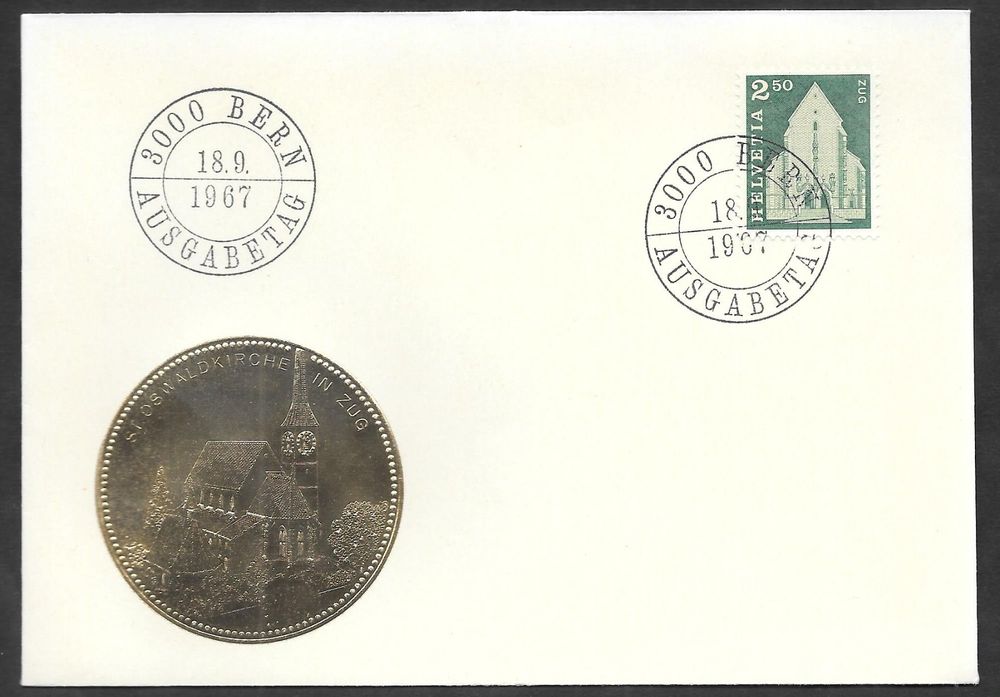 FDC 426 Zug ET 18.9.1967 schön illustriert (Neu (gemäss Beschreibung)) in Olten für CHF 5 – mit ...