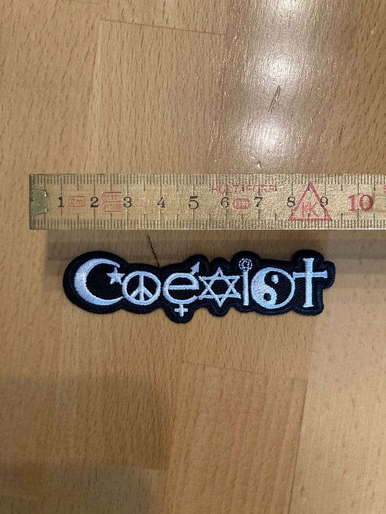 Coexist Patch Sticker Aufnäher Metal Rock Band (Neu (gemäss ...