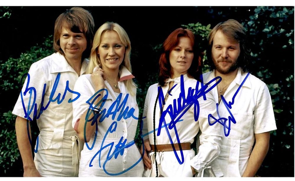 ABBA // TOP AUTOGRAMM | Kaufen auf Ricardo