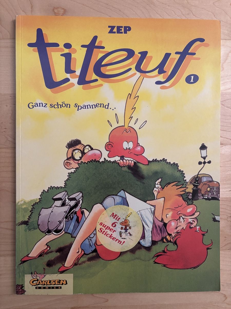 Titeuf Band 1, Carlsen 1.Aufl. mit Sticker, rar (Gebraucht) in Kehrsatz ...