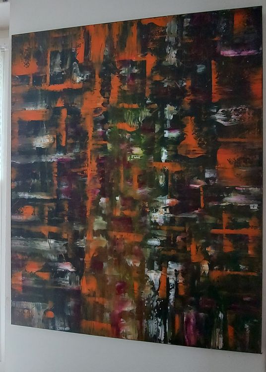 Bild Herbstfarben von mir Selbstgemalt 90×100 (Neu (gemäss Beschreibung)) in Riehen für CHF 180 ...